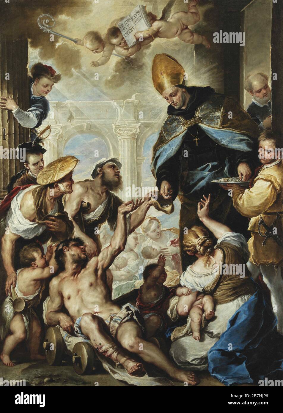 Giving alms painting hi-res stock photography and images - Alamy