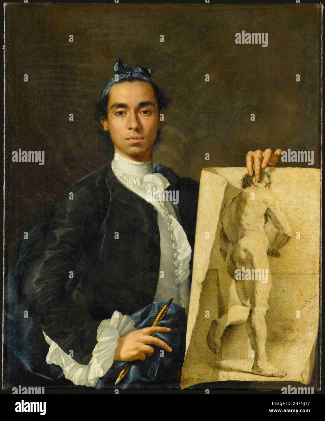 Self portrait at the louvre hi-res stock photography and images - Alamy