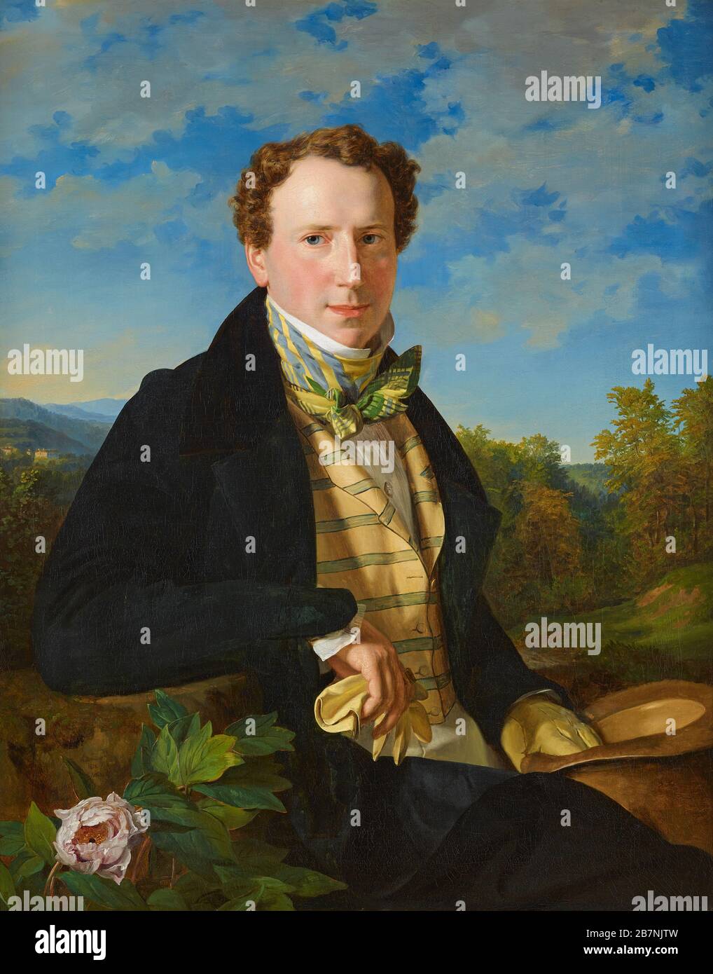 Self-Portrait, 1828. Found in the Collection of Österreichische Galerie ...
