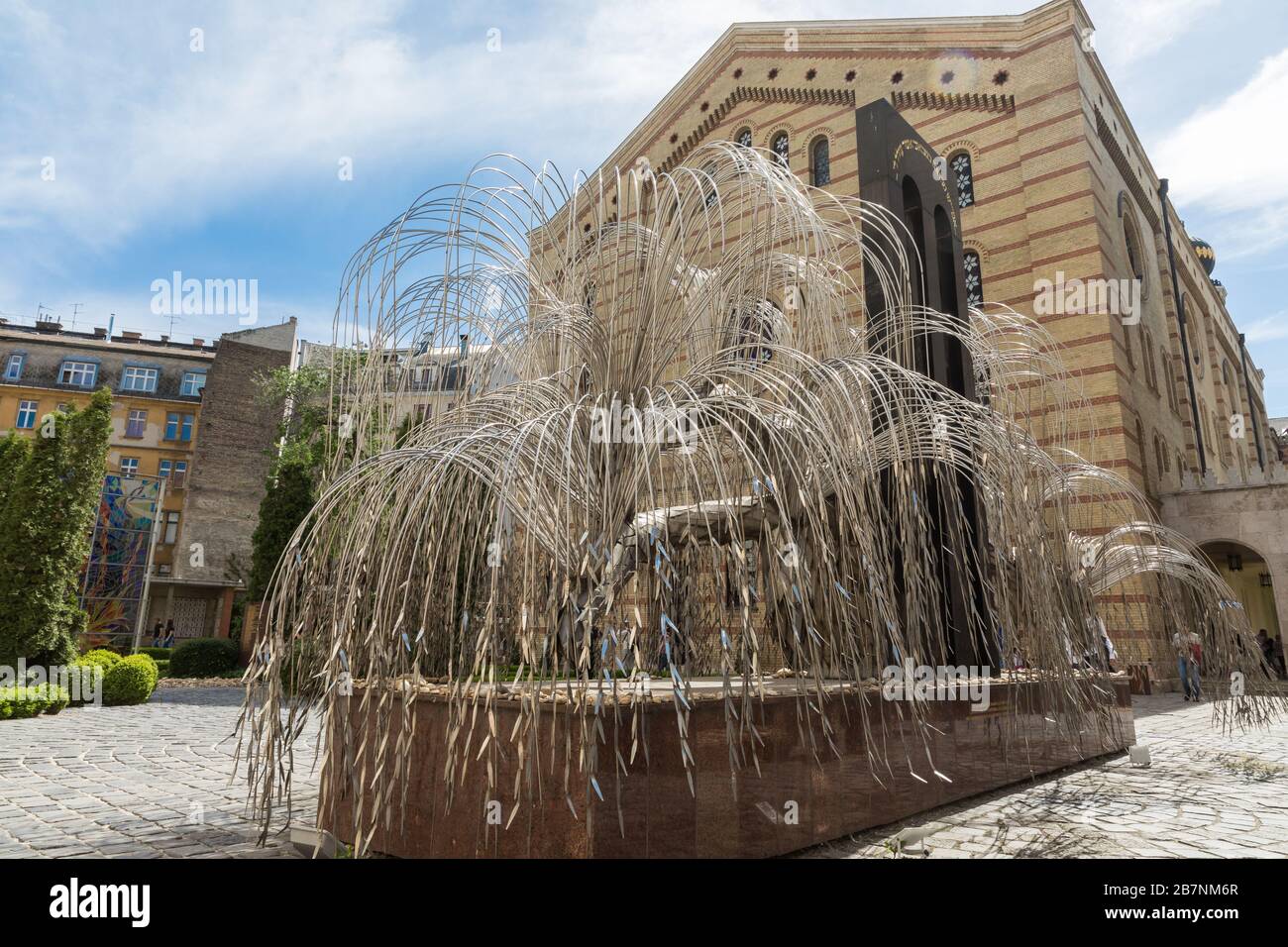 Budapest, Hungary – 25 April 2019: "Tree of Life" monument to the ...