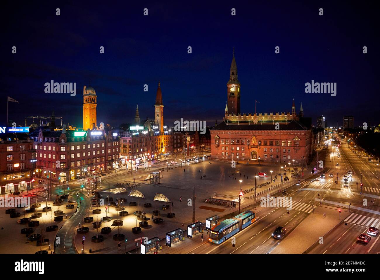 Copenhagen denmark town hall square hi-res stock photography and images ...
