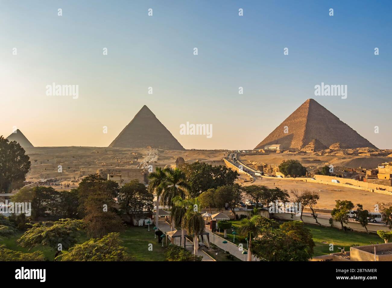 Giza, Egypt - 23rd Dec 2019: Giza Necropolis includes the Great Pyramid ...