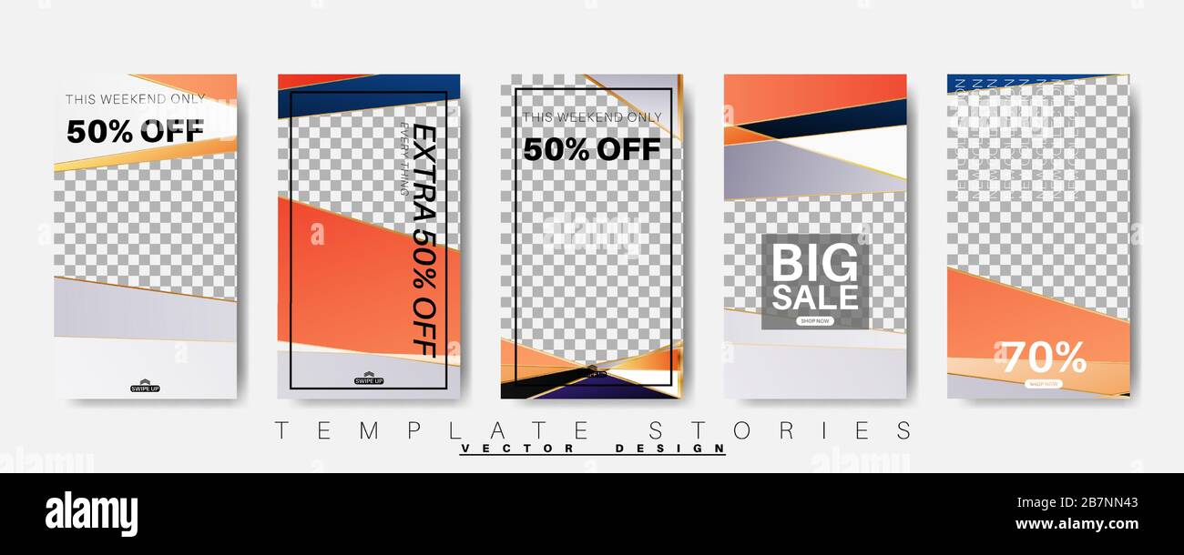 Geometric shape banner template that can be edited for social media ...