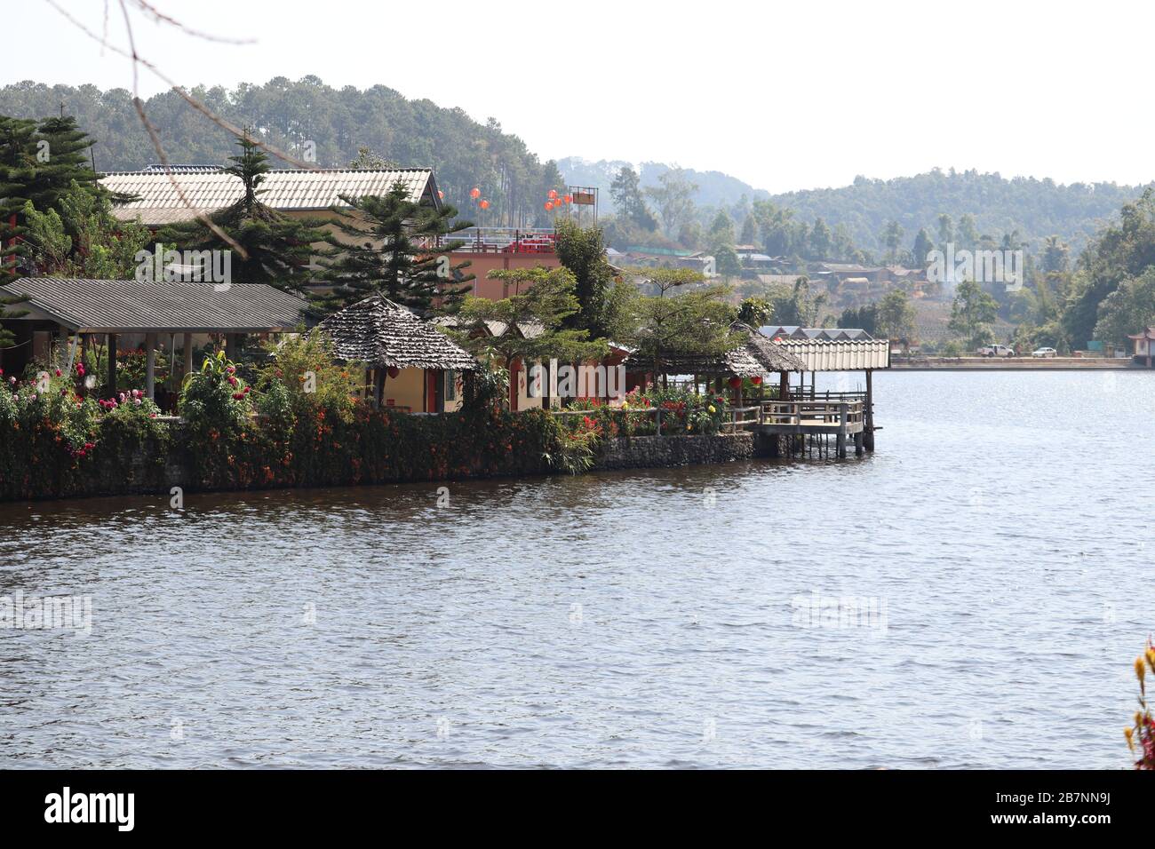 BAN RK THAI A CHINESE VILLAGE IN NORTHERN THAILAND BUILT TO WORK THE ...