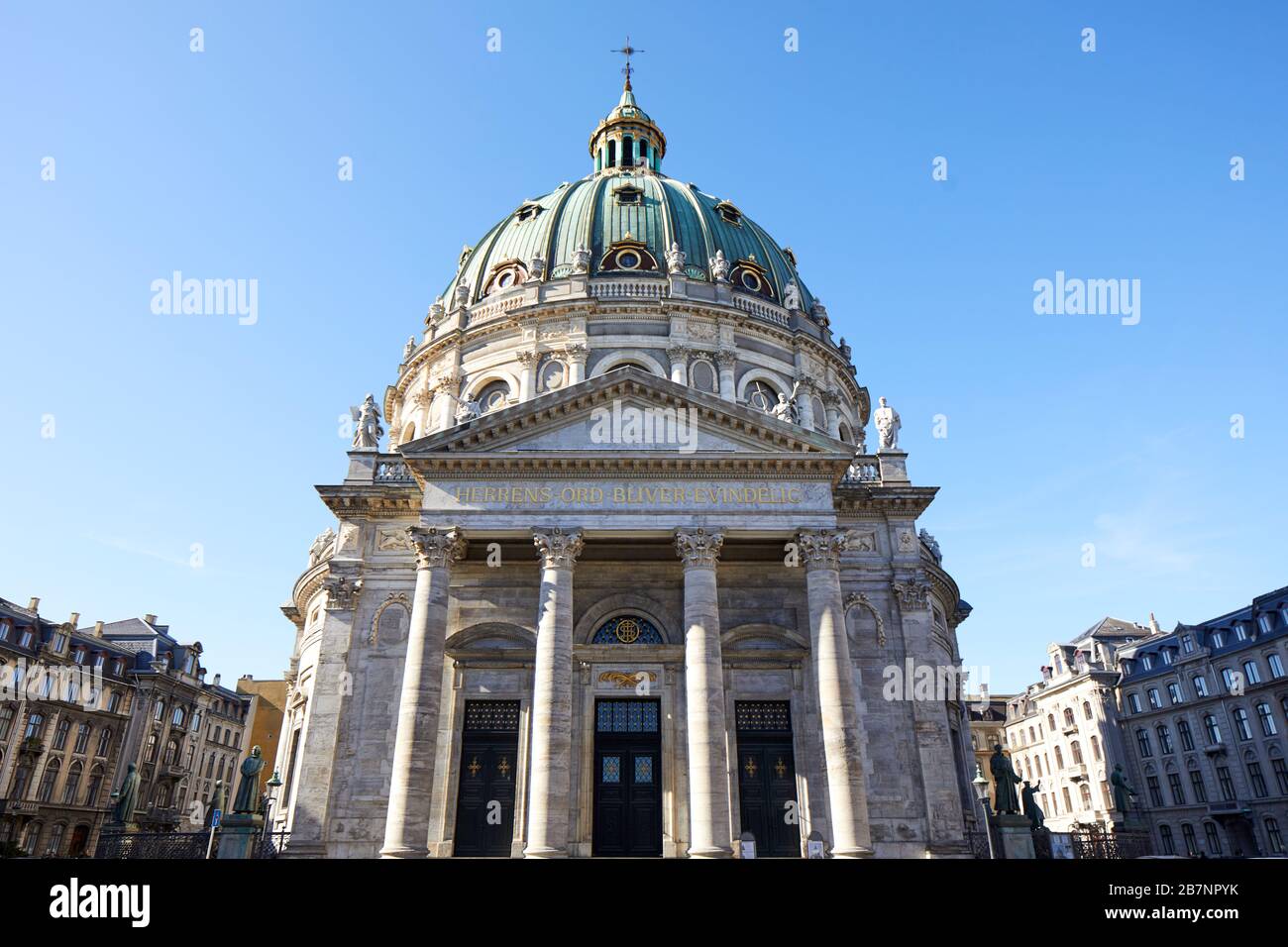 Copenhagen, Denmark Frederik's Church popularly known as The Marble ...