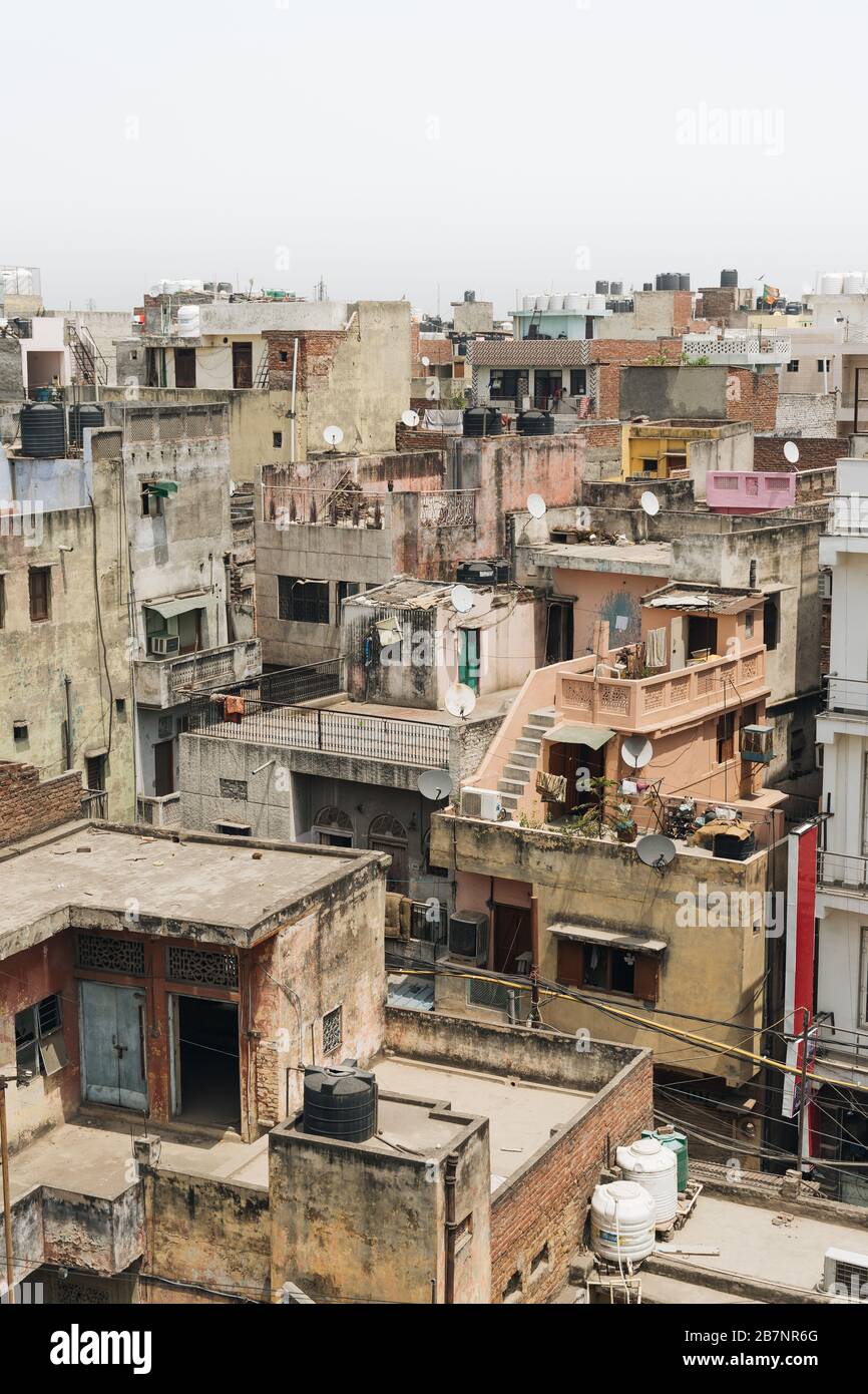 Indian rooftop hi-res stock photography and images - Alamy