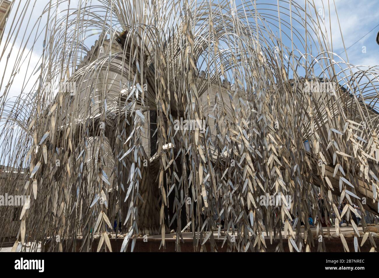 Budapest, Hungary – 25 April 2019: "Tree of Life" monument to the ...