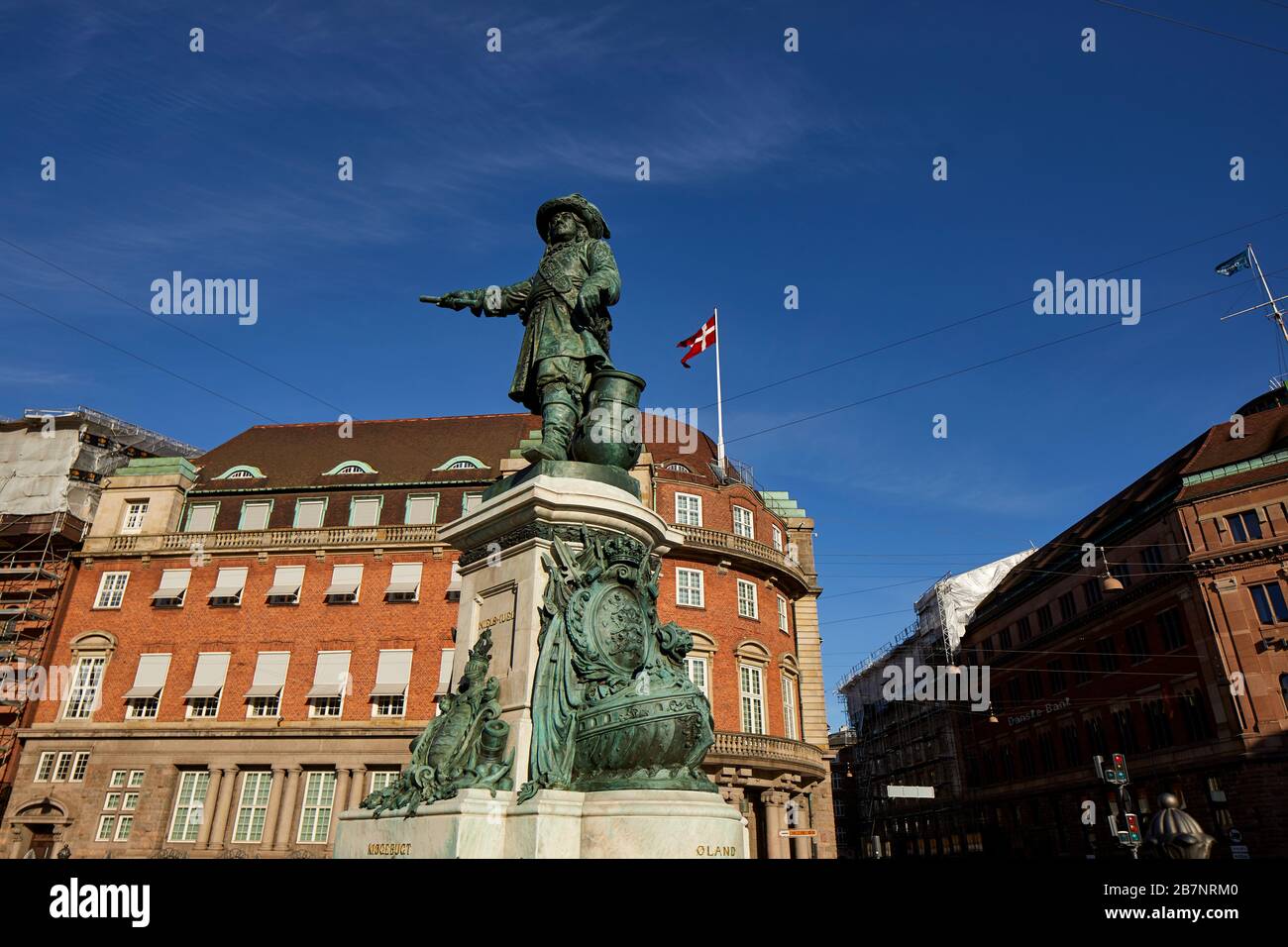 Copenhagen, Denmark’s capital, statue of Niels Juel, created by the ...