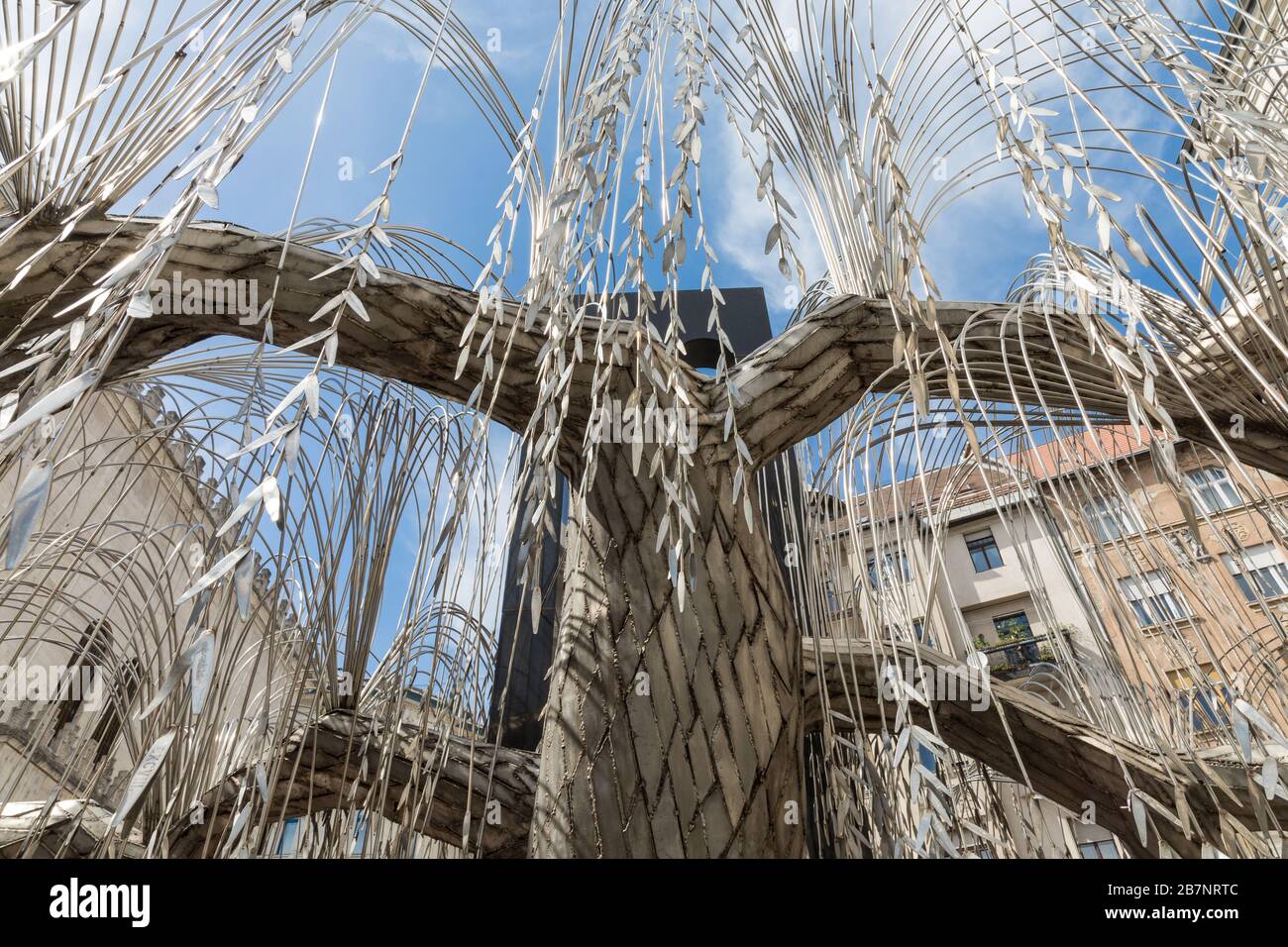 Budapest, Hungary – 25 April 2019: "Tree of Life" monument to the ...
