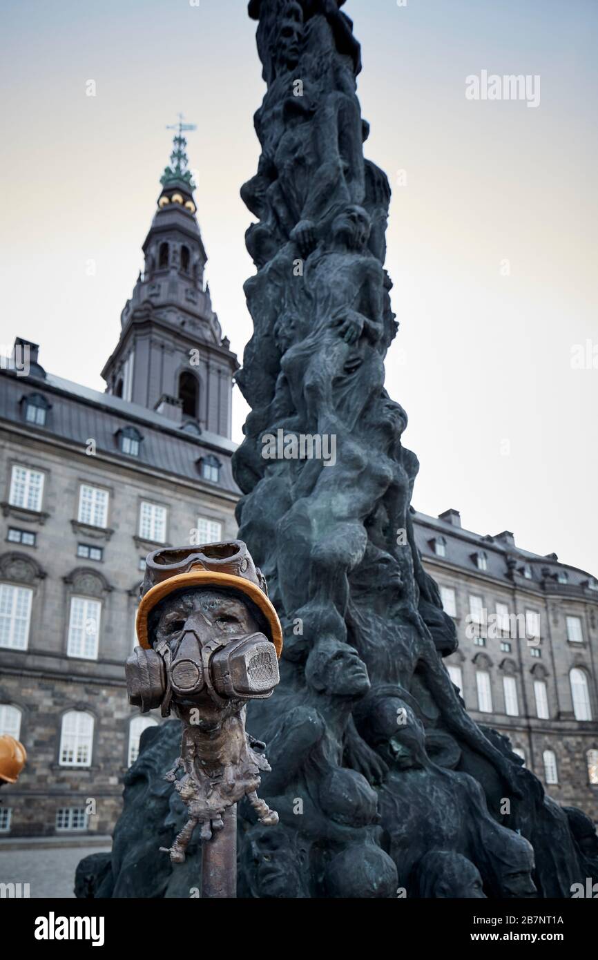 Copenhagen, Denmark’s capital, the Pillar of Shame state outside Danish ...