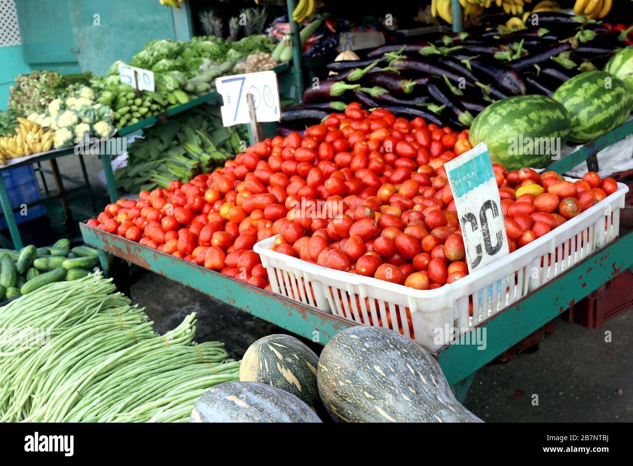 February 27, 2020, Port Of Spain, Trinidad and Tobago: Fruit and ...