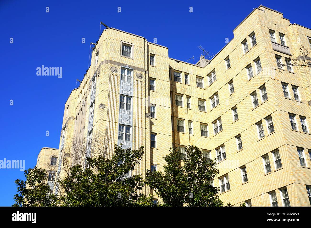 WASHINGTON, DC -22 FEB 2020- View of the Kennedy-Warren apartments, a ...