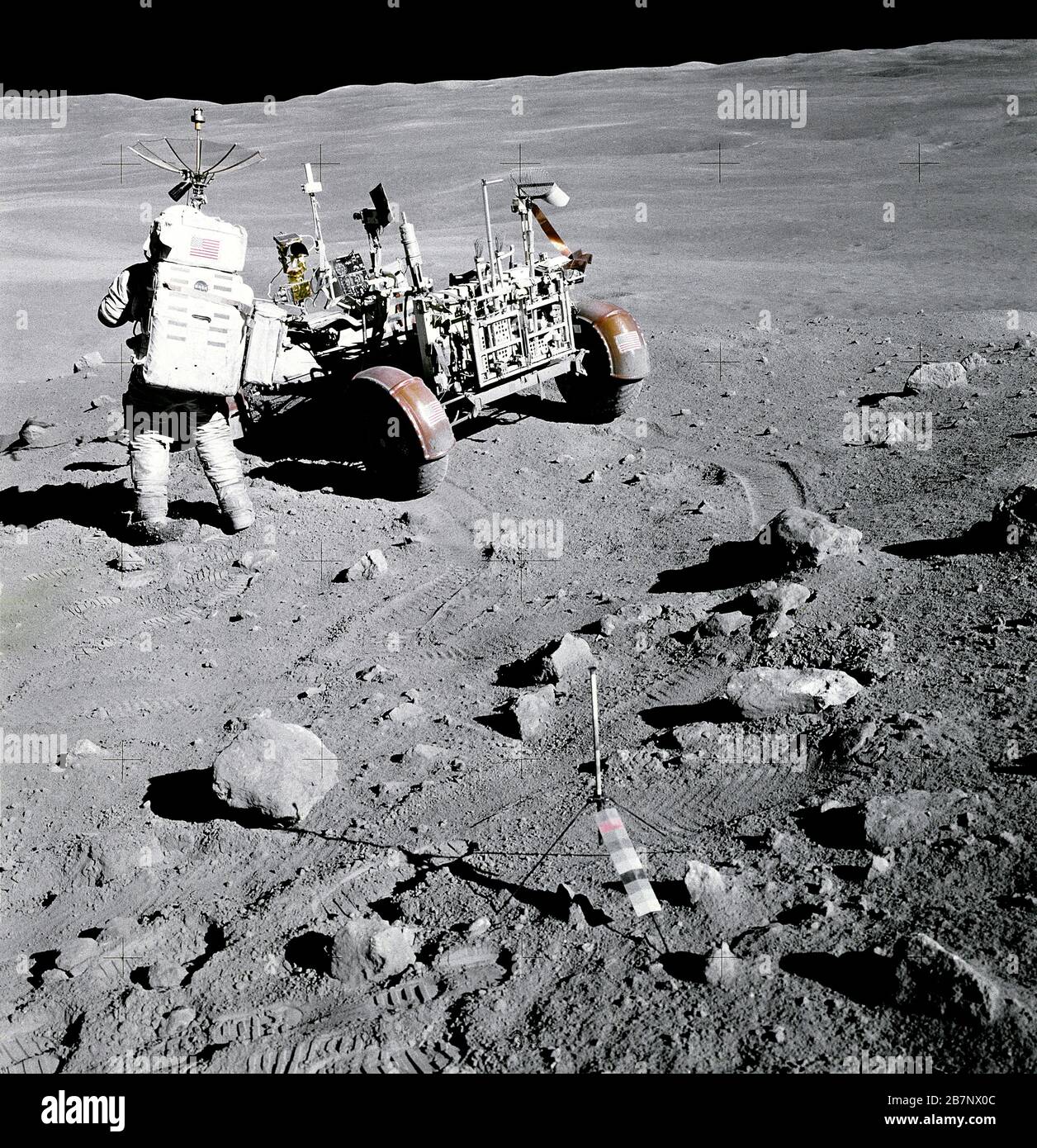 Apollo 16 eva hi-res stock photography and images - Alamy