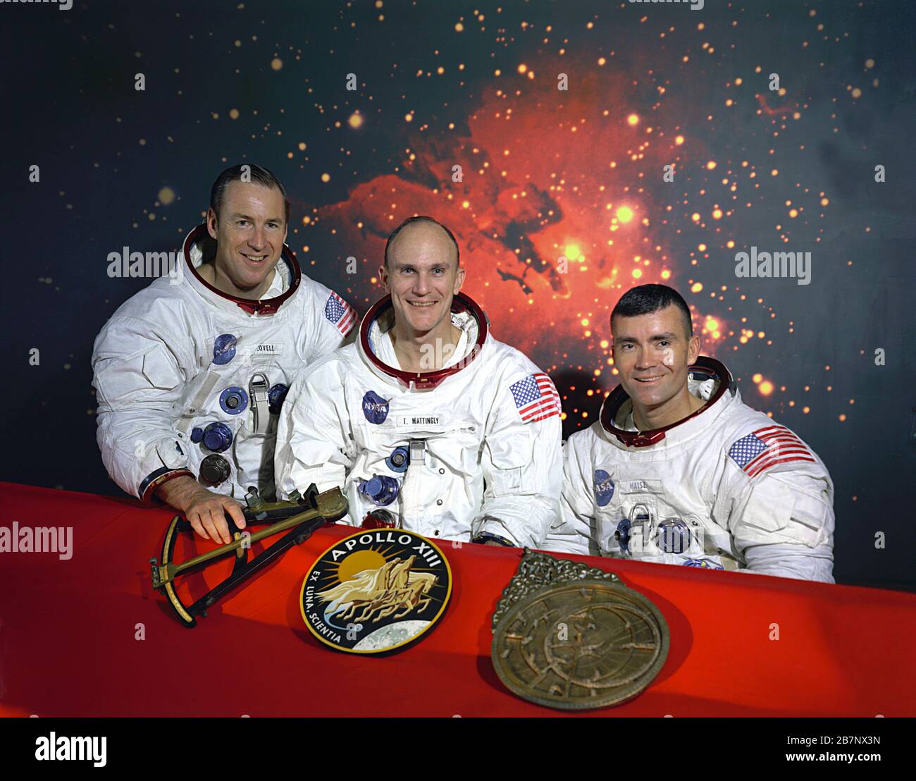 Apollo 13 crew hi-res stock photography and images - Alamy