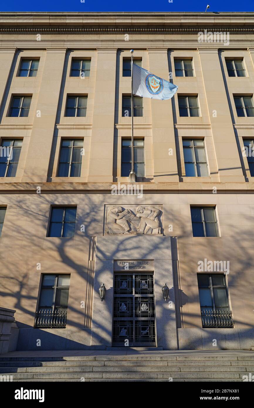 WASHINGTON, DC -22 FEB 2020- View of the Federal Trade Commission ...