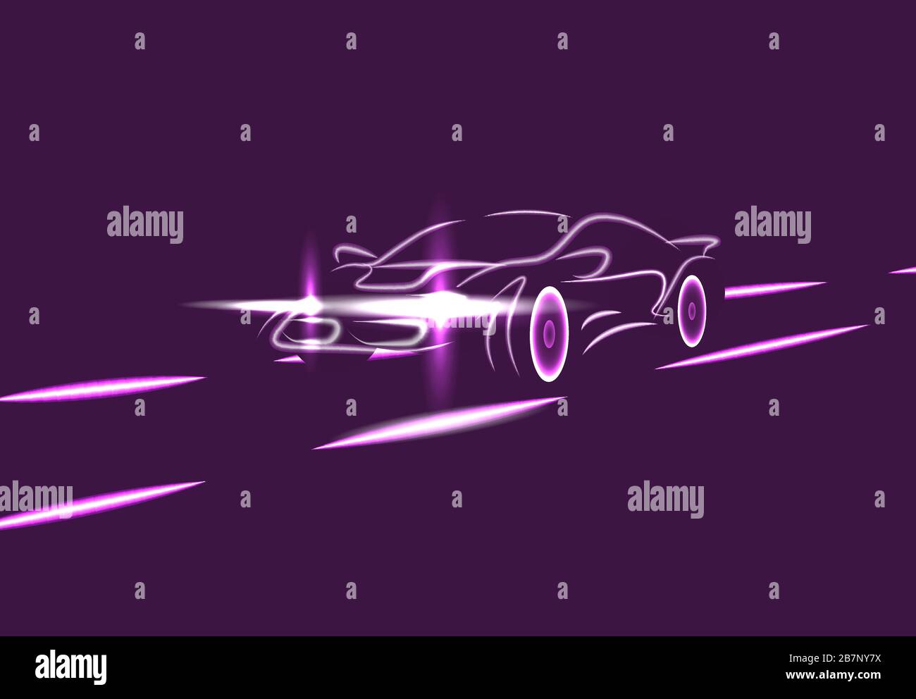 Road motion blur side view Stock Vector Images - Alamy