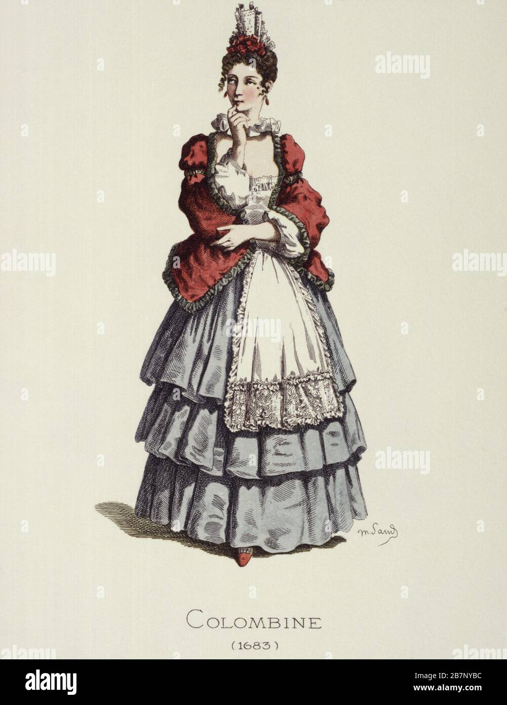 Colombine commedia dell'arte hi-res stock photography and images - Alamy