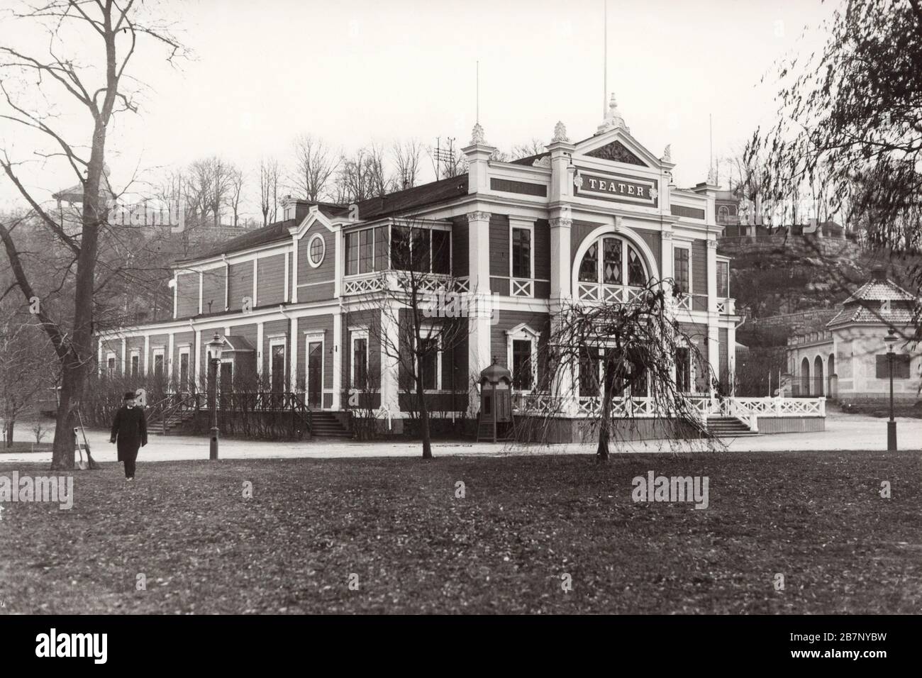 Djurgardsteatern theatre, Stockholm, Sweden, 1920s Stock Photo - Alamy