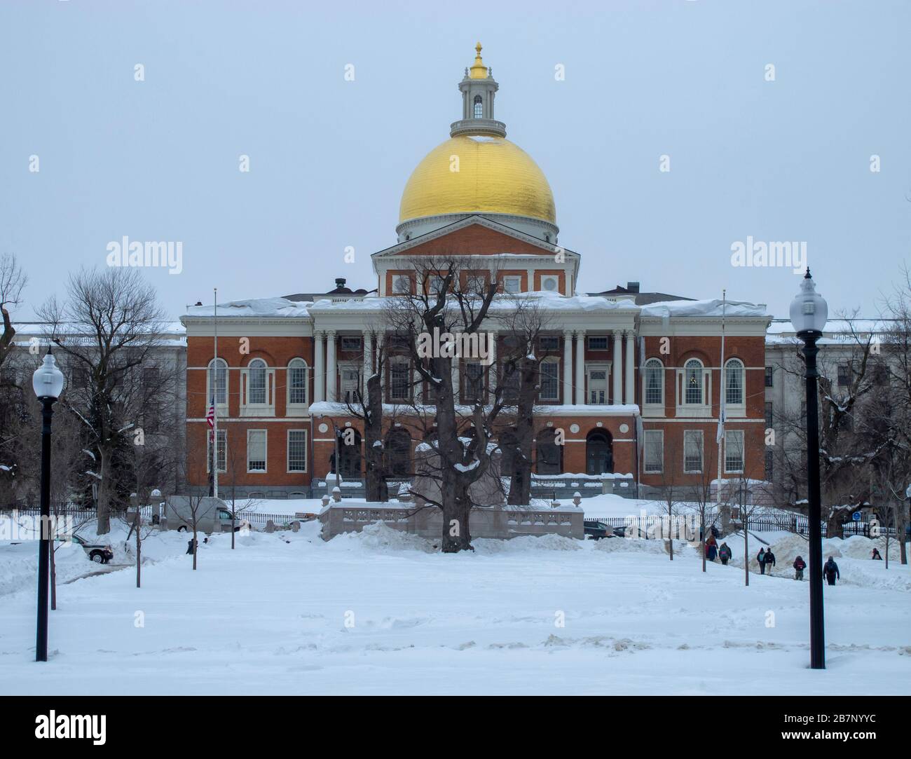 Back bay boston snow hi-res stock photography and images - Alamy