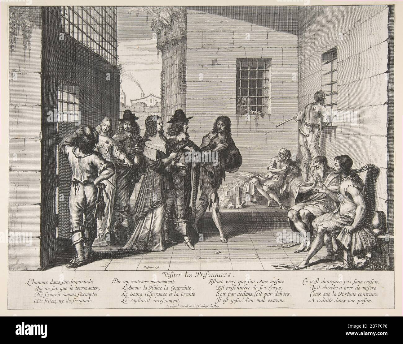 Visiting Prisoners, 1635 Stock Photo - Alamy