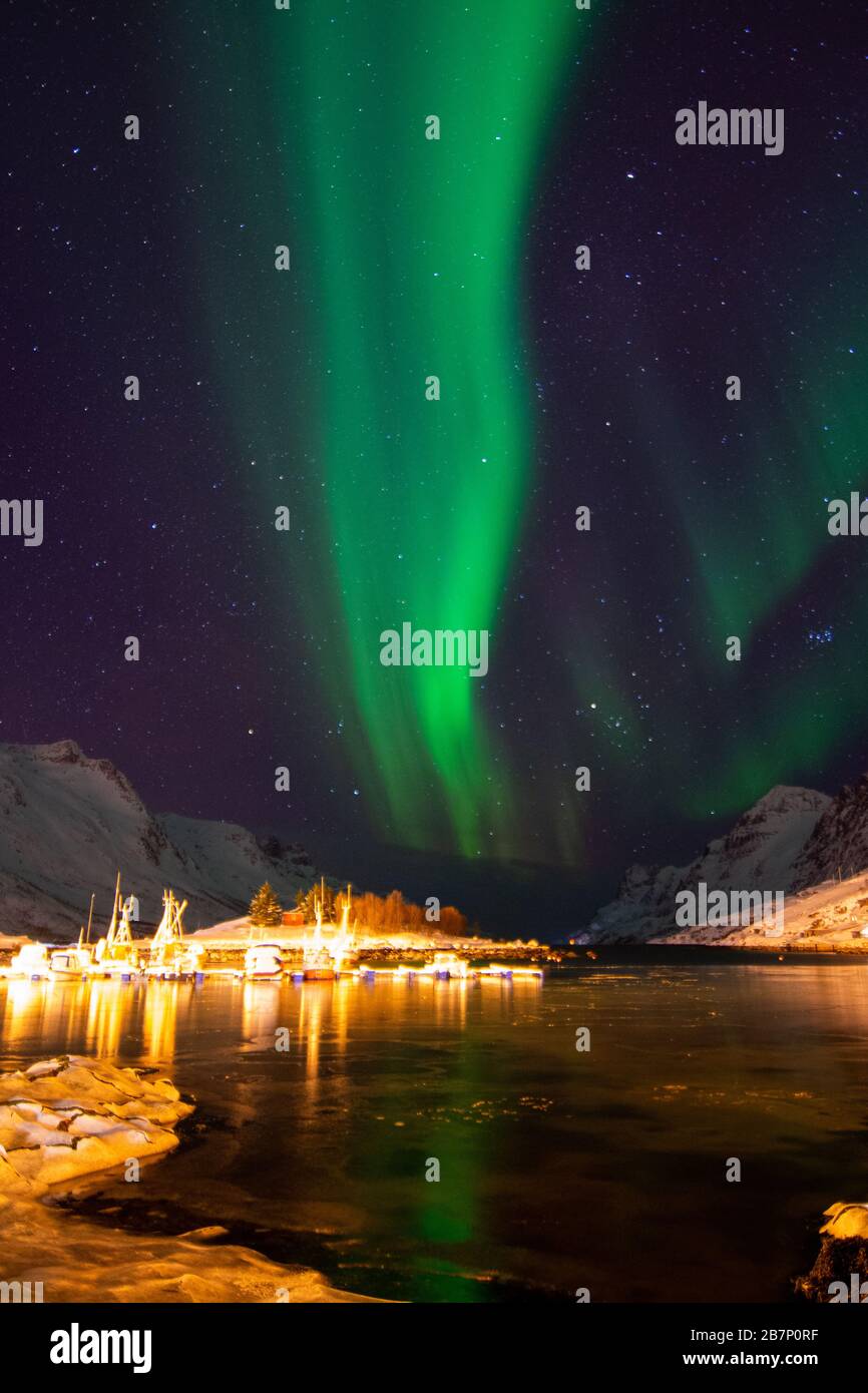 An aurora borealis, sometimes referred to as polar lights or northern ...