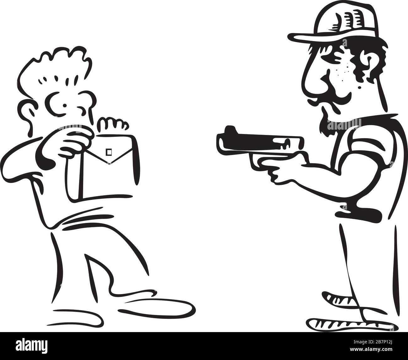 Robbery Black and White Stock Photos & Images - Alamy