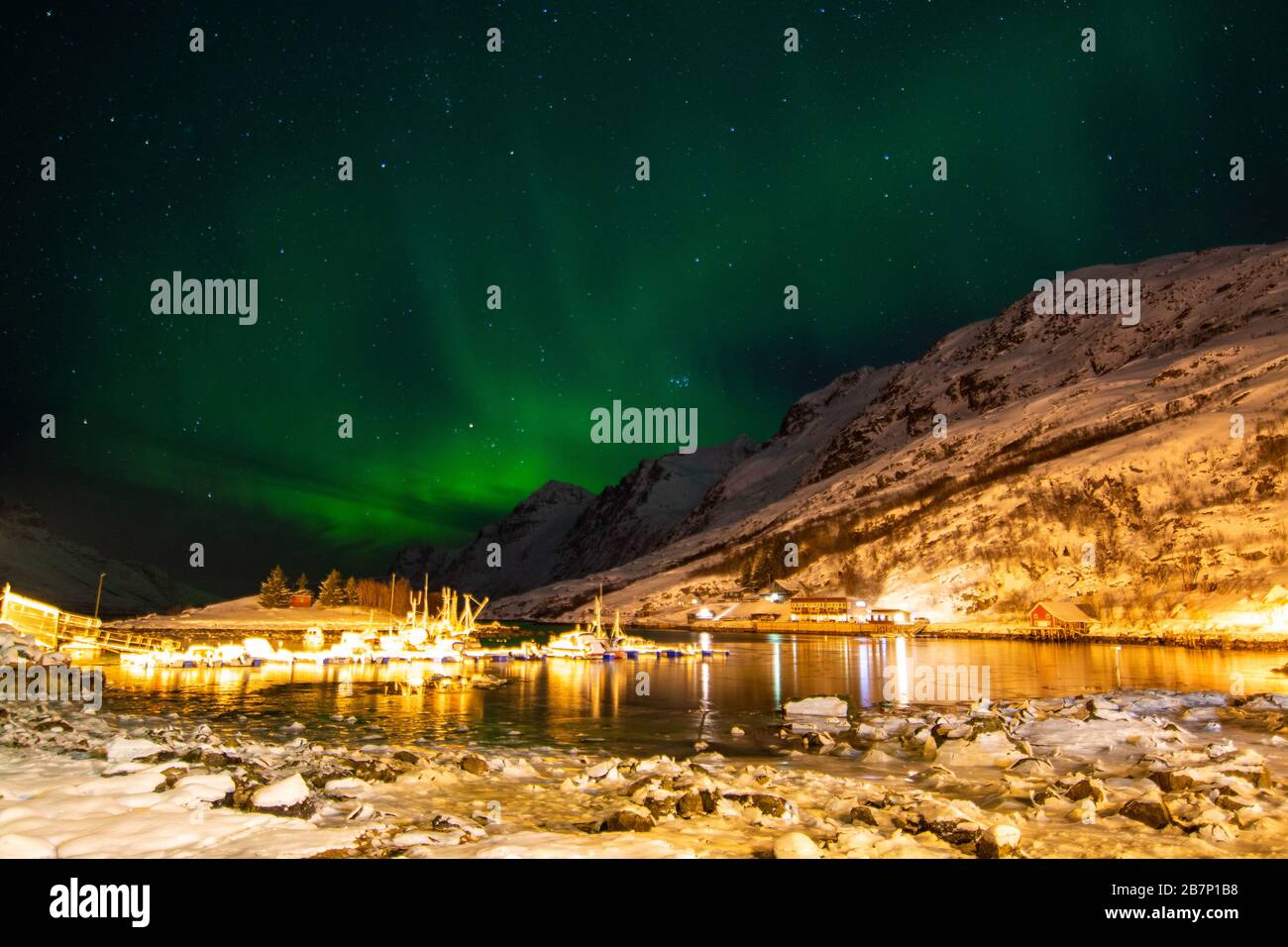 An aurora borealis, sometimes referred to as polar lights or northern ...