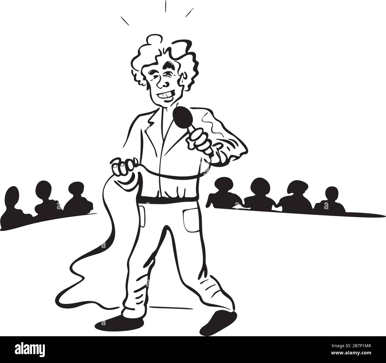 Drawing the crowds Stock Vector Images - Alamy