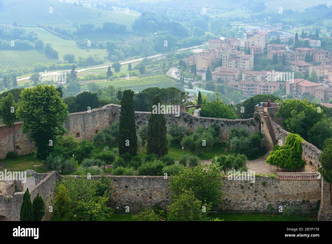 Parco della Rocca and Rocca di Montestaffoli, fortress built by the ...