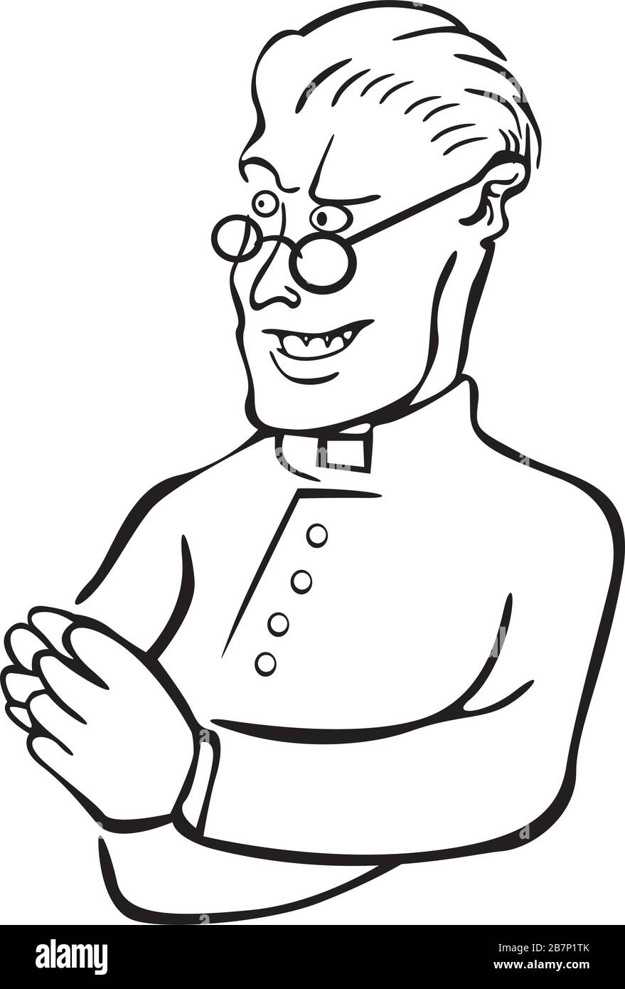 Christian mass and priest Cut Out Stock Images & Pictures - Alamy