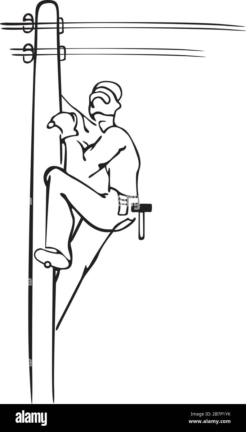 Power cables repair Stock Vector Images - Alamy