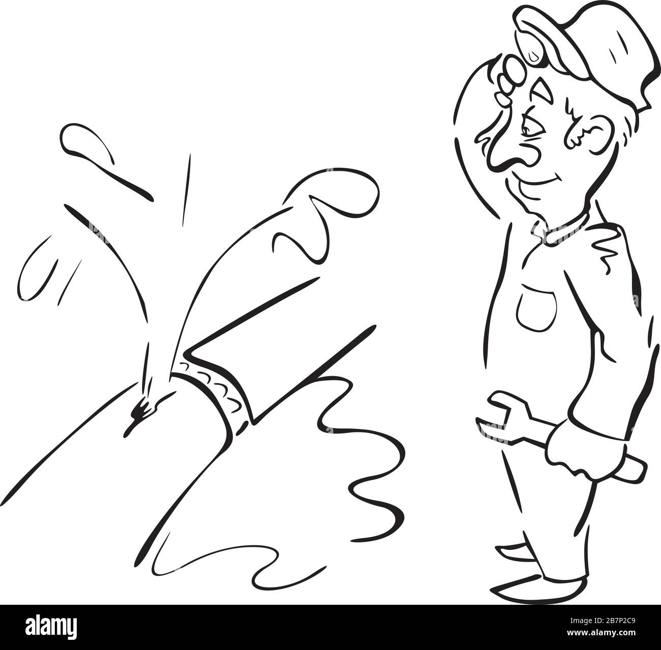 Water Pipe Broken Stock Photos & Water Pipe Broken Stock Images - Alamy