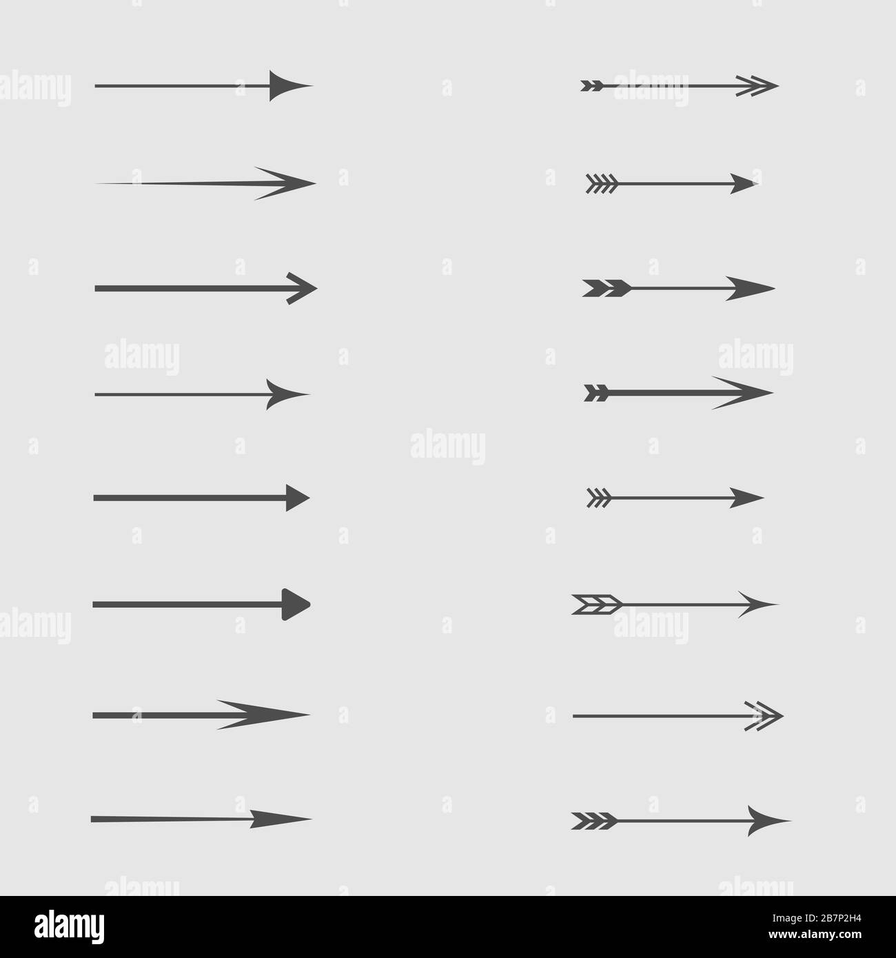 Arrow icon set. Arrows, direction cursor click elements Vector ...