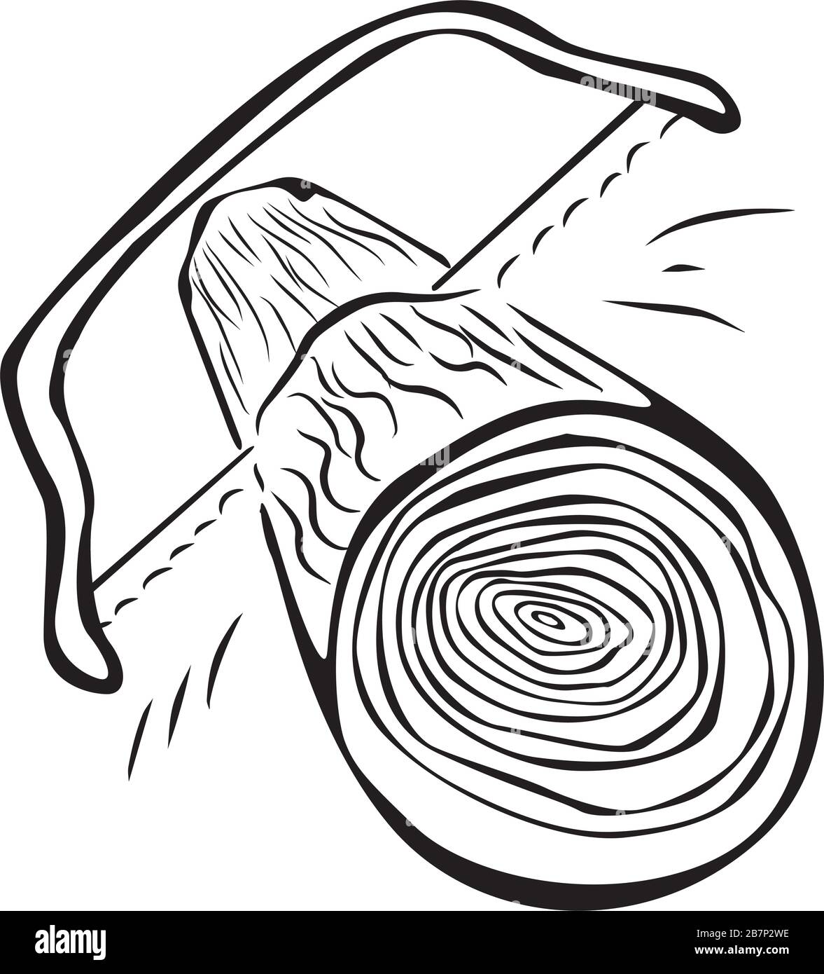 Wood and saw Stock Vector Images - Alamy