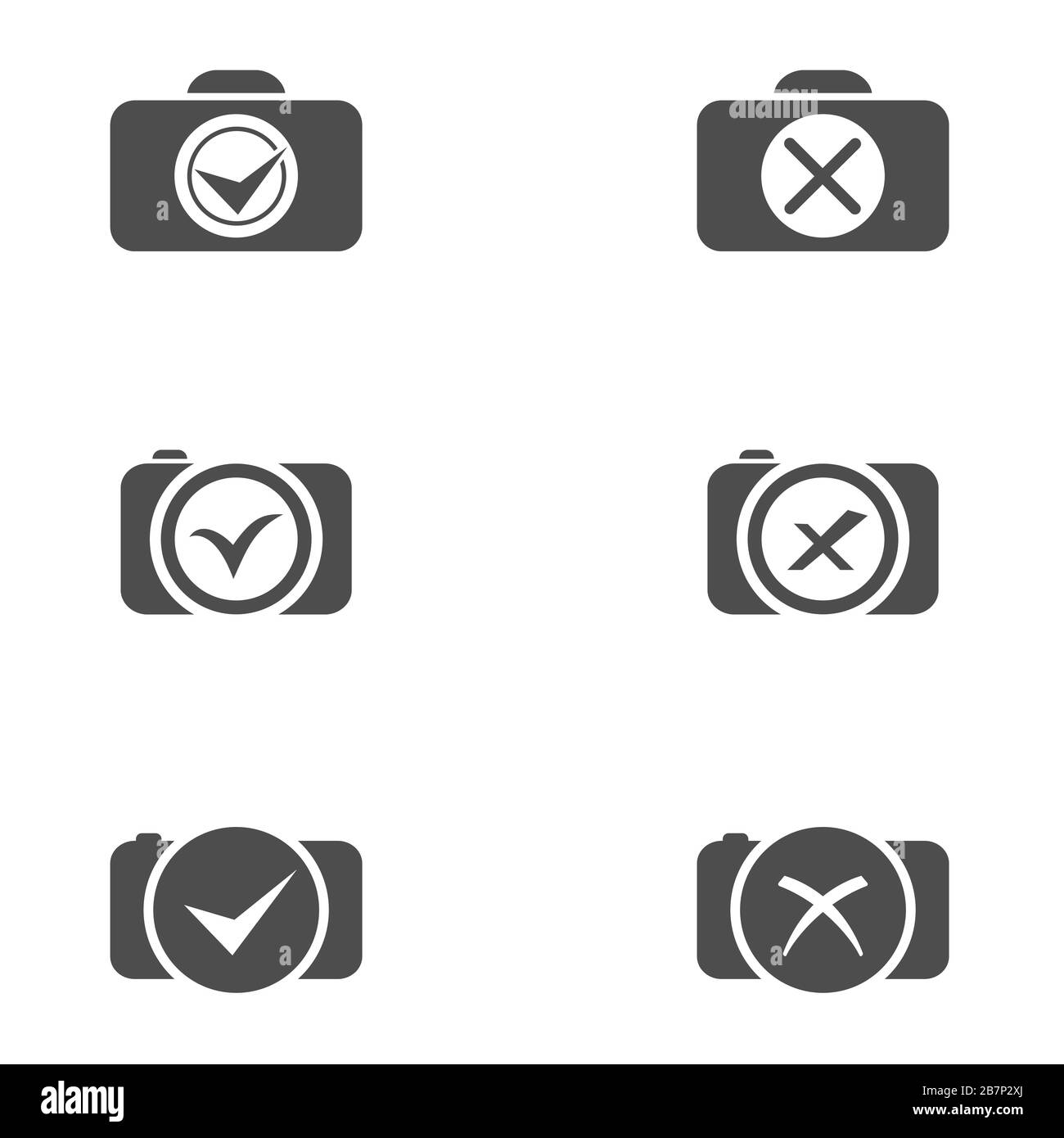 Check camera logo icon design Vector isolated Stock Vector Image & Art ...