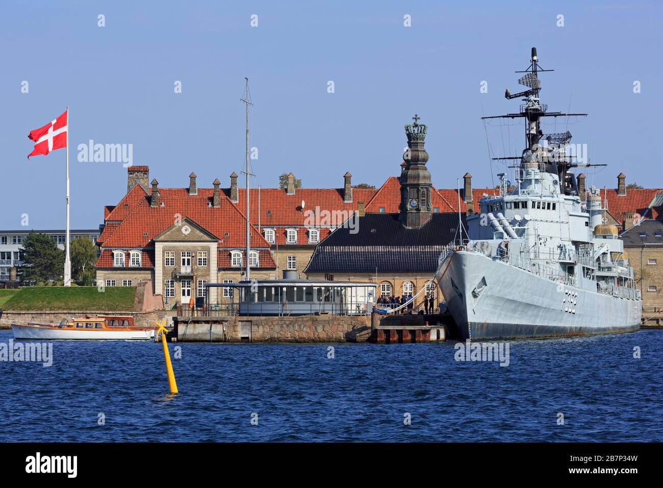 Naval base in Copenhagen Port, Zealand, Denmark, Europe Stock Photo - Alamy
