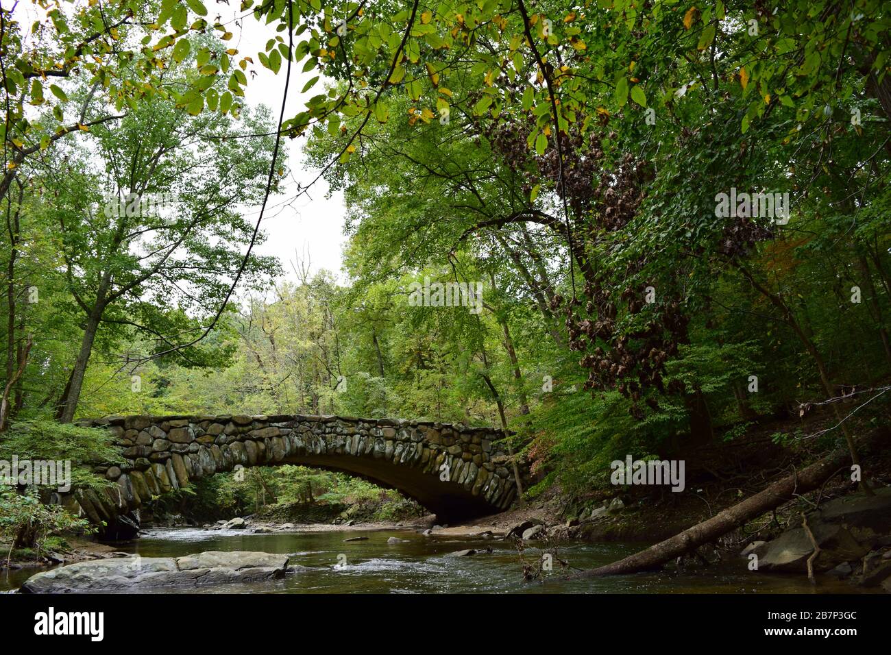 Boulder Bridge Rock Creek Park DC 3 Stock Photo - Alamy