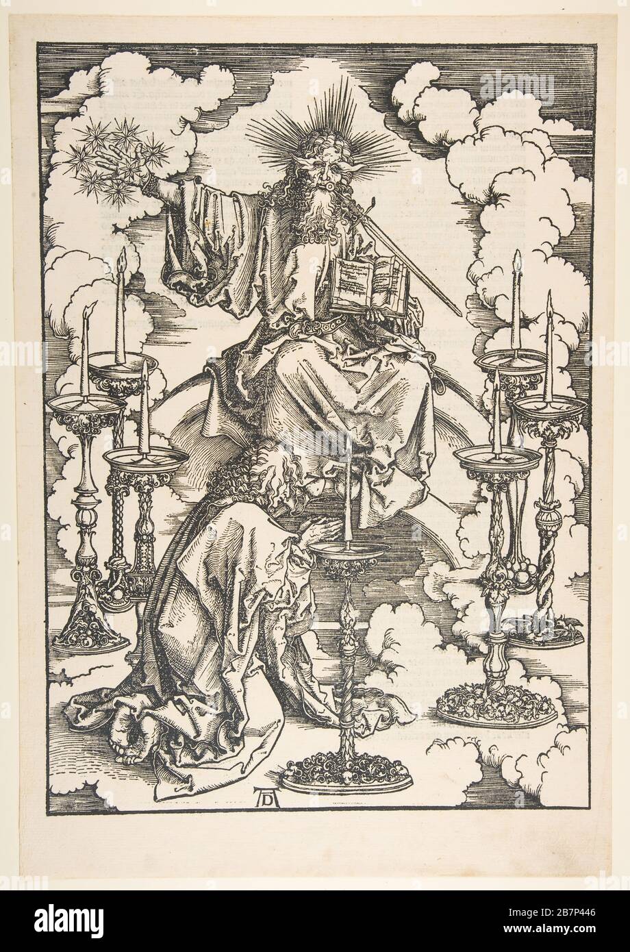 The Vision of the Seven Candlesticks, from The Apocalypse.n.d Stock ...