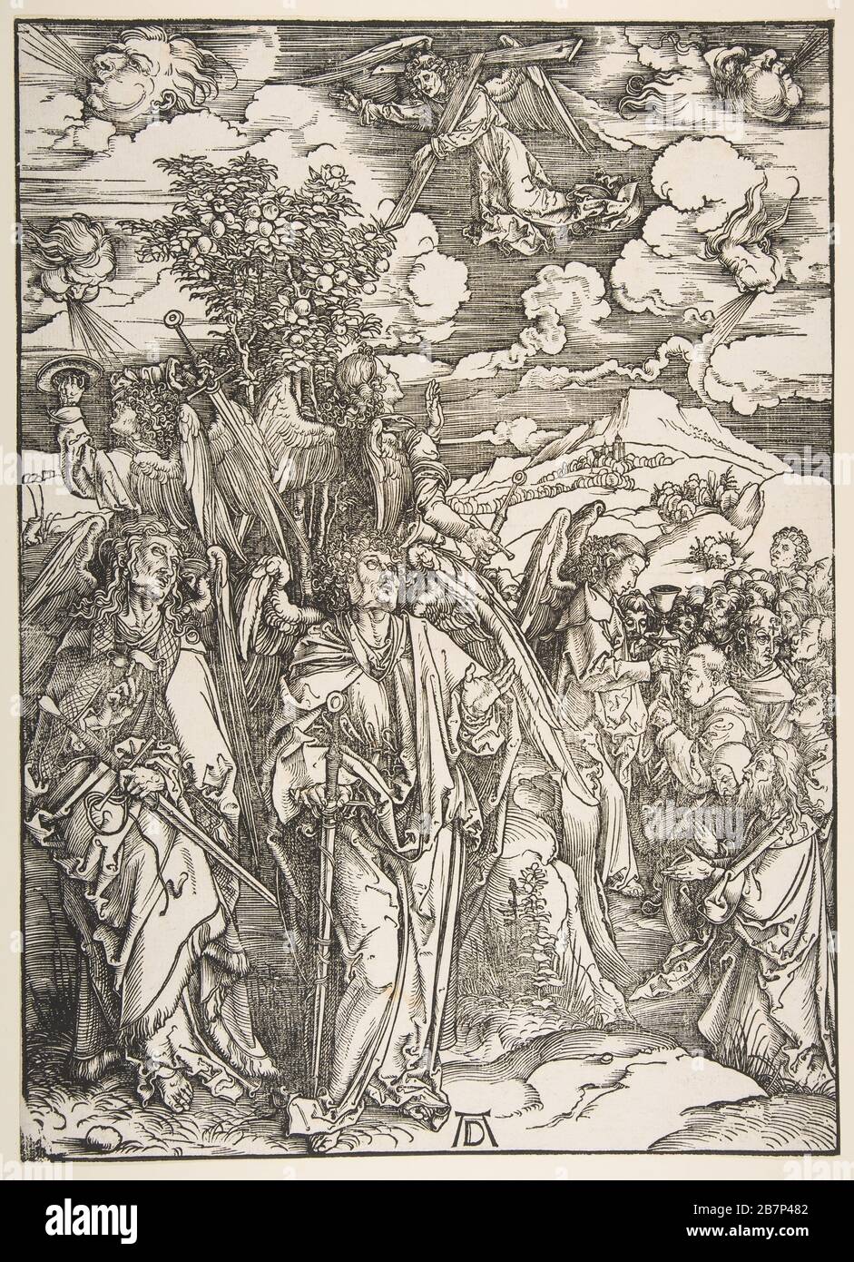 Museum of art angels tree hi-res stock photography and images - Alamy