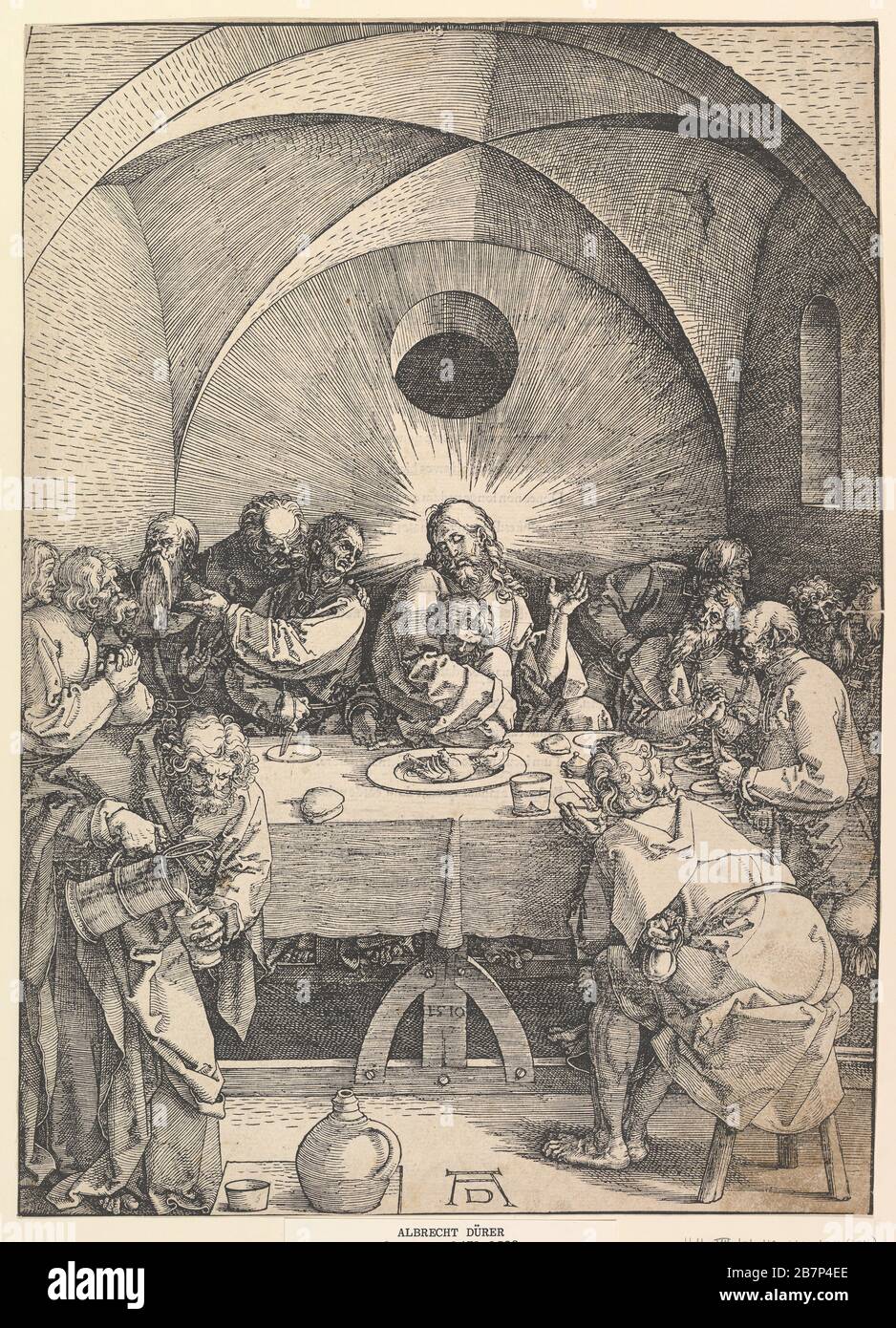 The Last Supper, from The Large Passion, 1510 Stock Photo - Alamy