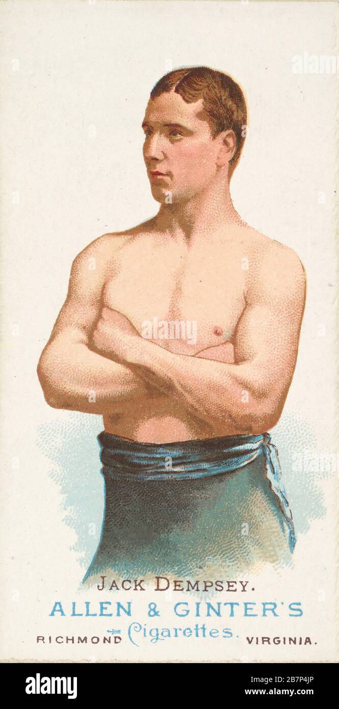 Jack Dempsey, Pugilist, from World's Champions, Series 1 (N28) for ...