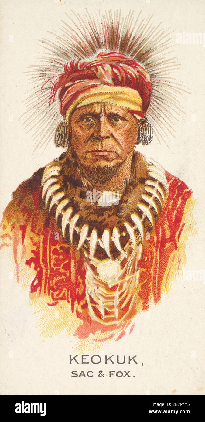 Keokuk indian chief native hi-res stock photography and images - Alamy
