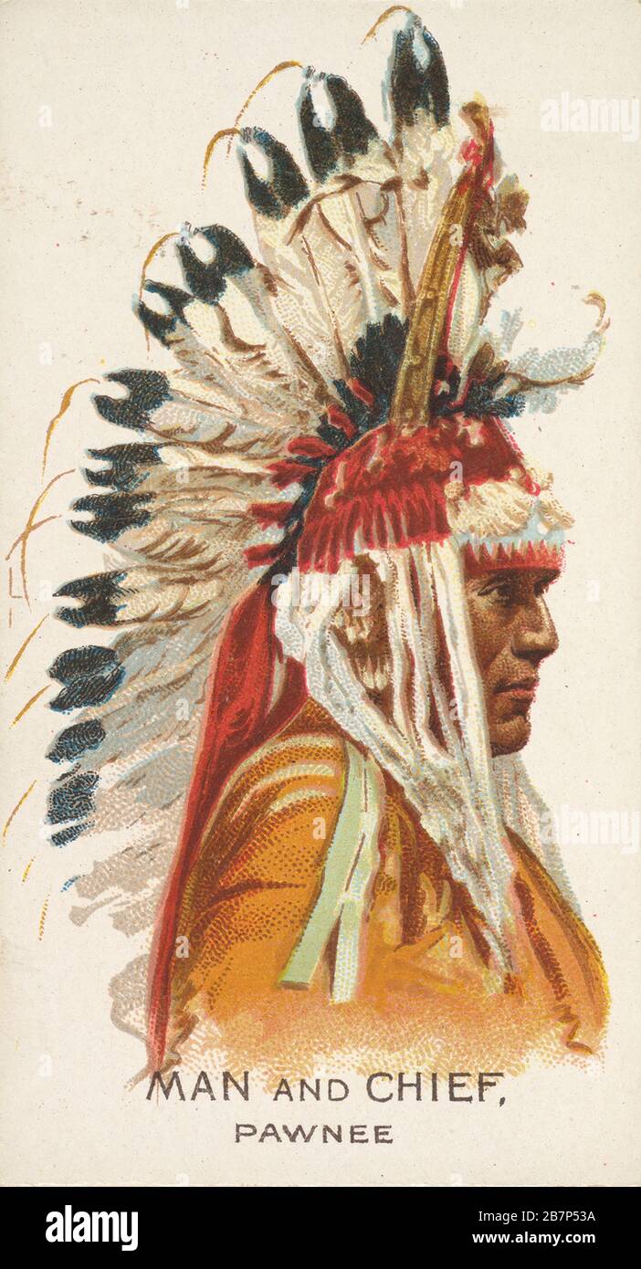 Profile of indian chief hi-res stock photography and images - Alamy