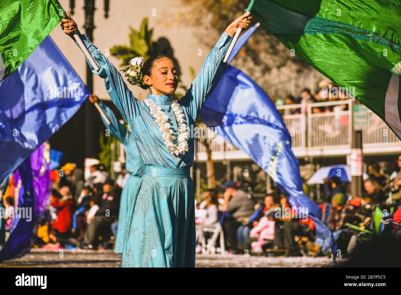 Beautiful girl holding new years hi-res stock photography and images ...