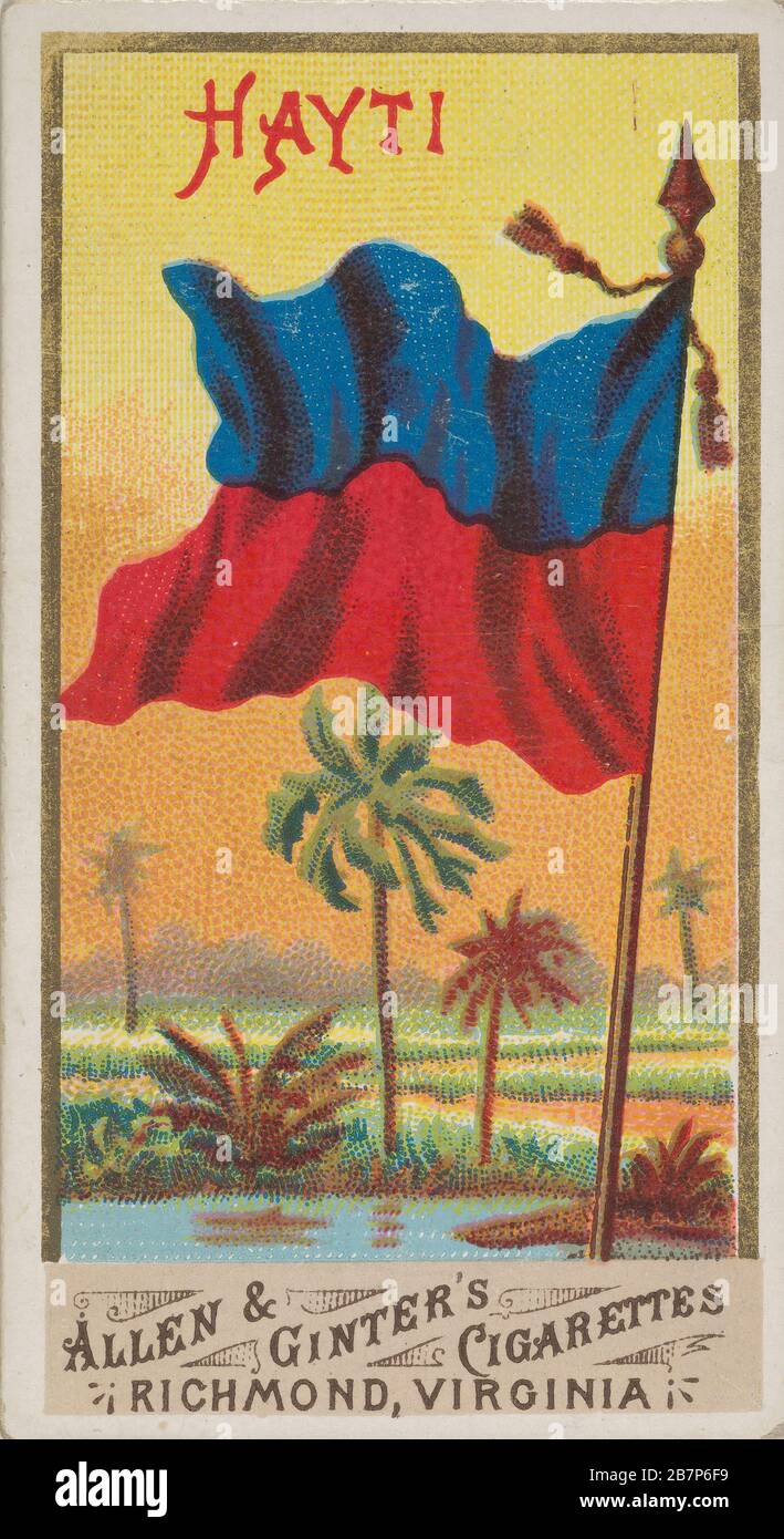Haitian flags hi-res stock photography and images - Alamy