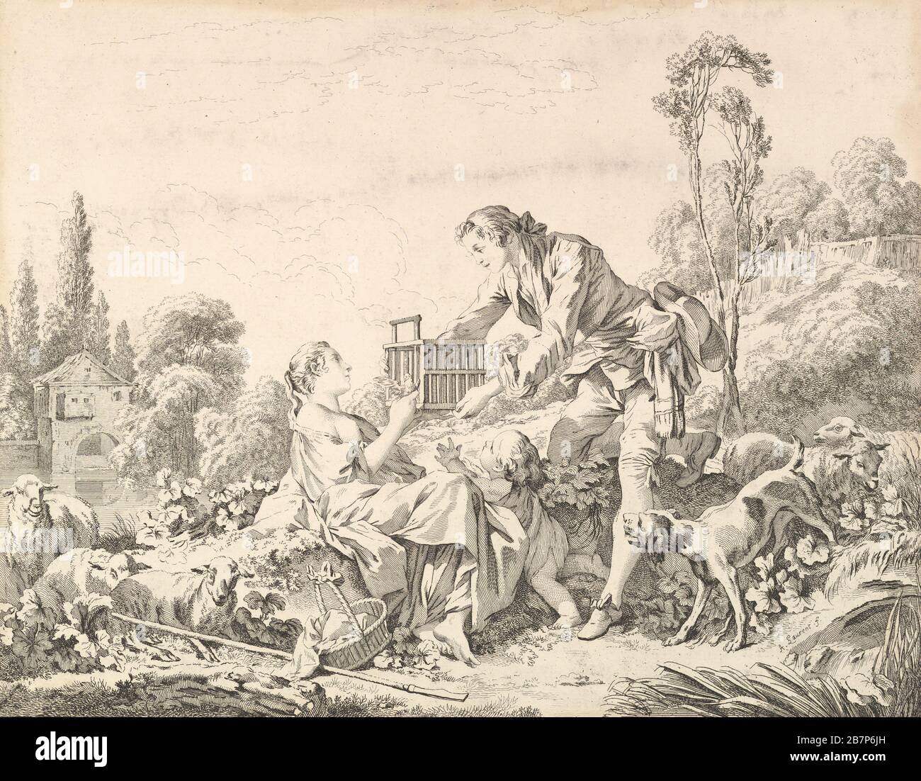 The three shepherd children hi-res stock photography and images - Alamy