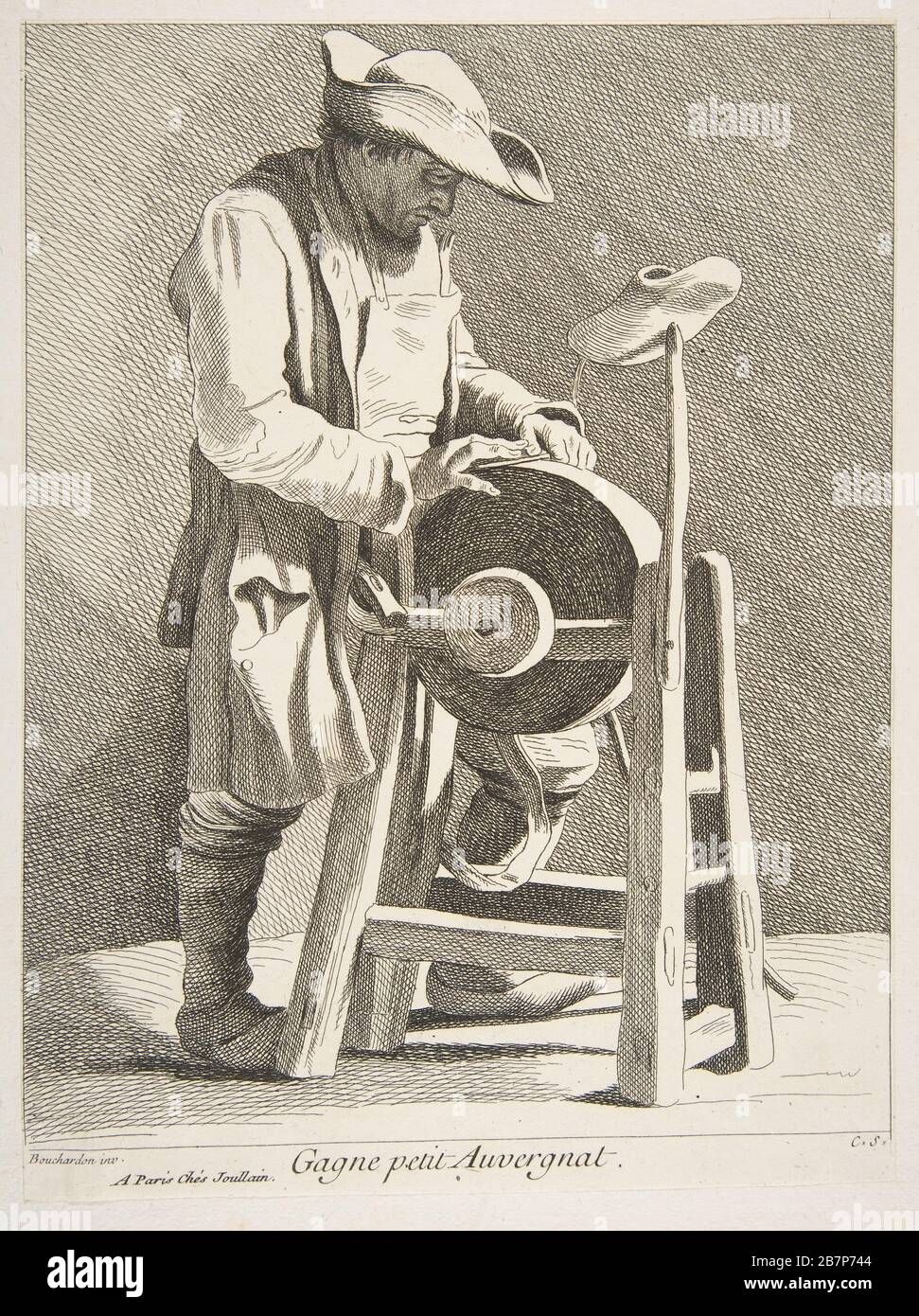 Old fashioned knife sharpener hi-res stock photography and images - Alamy