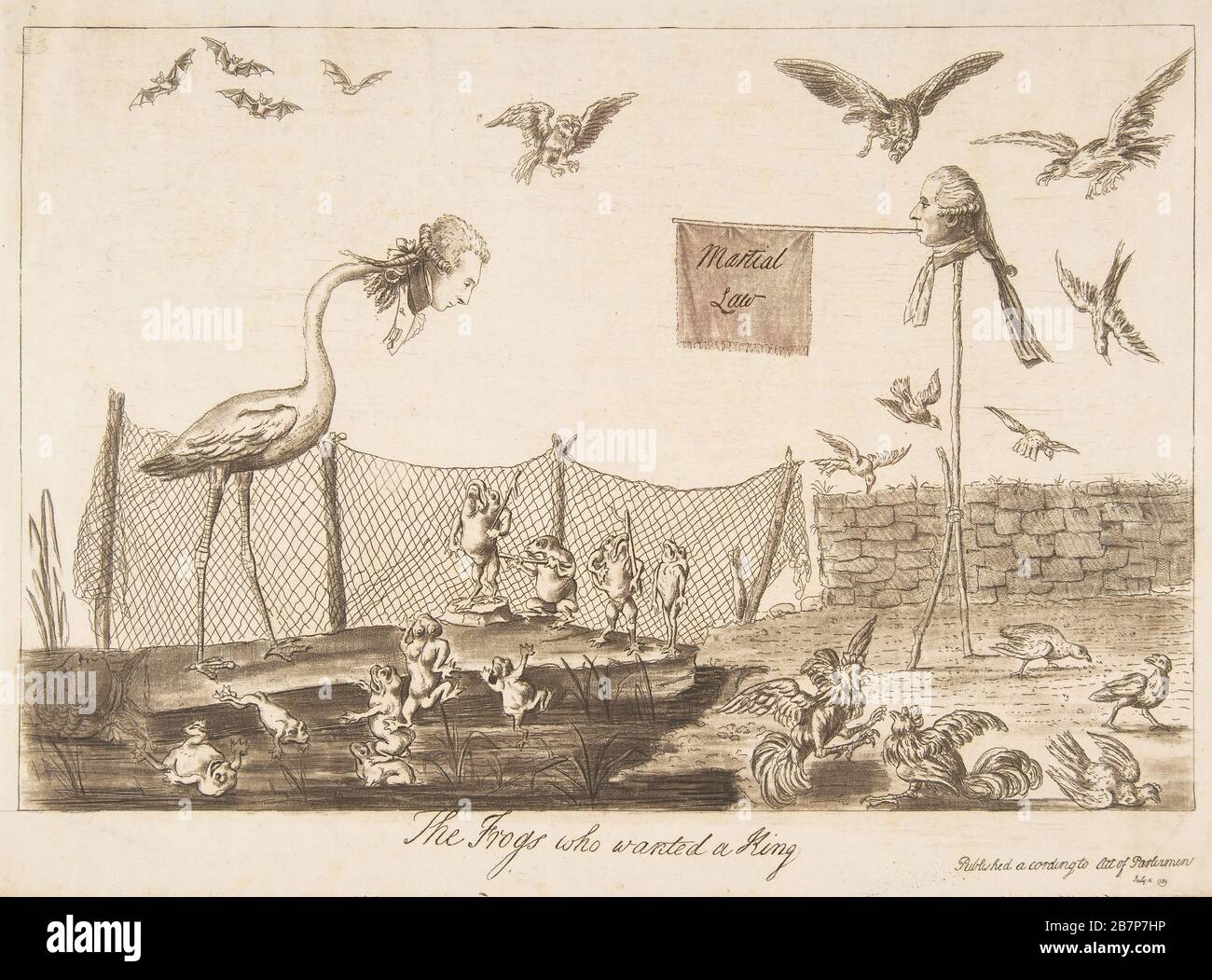 The Frogs Who Wanted a King, July 14, 1789 Stock Photo - Alamy