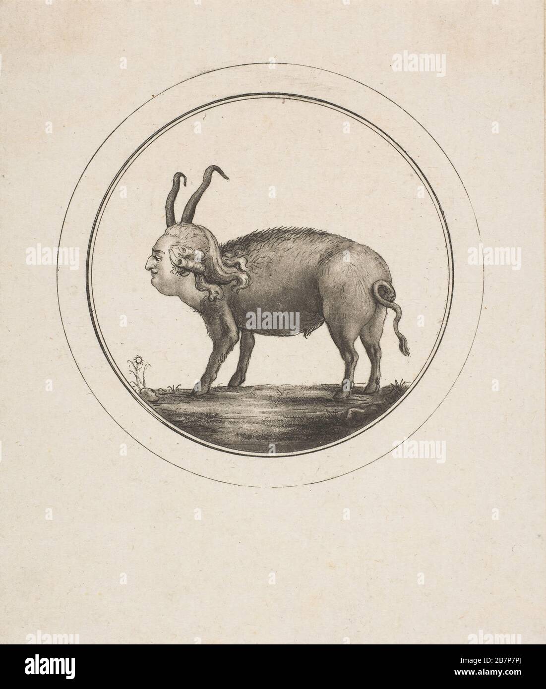 Caricature Showing Louis XVI as a Ram, 18th century Stock Photo - Alamy