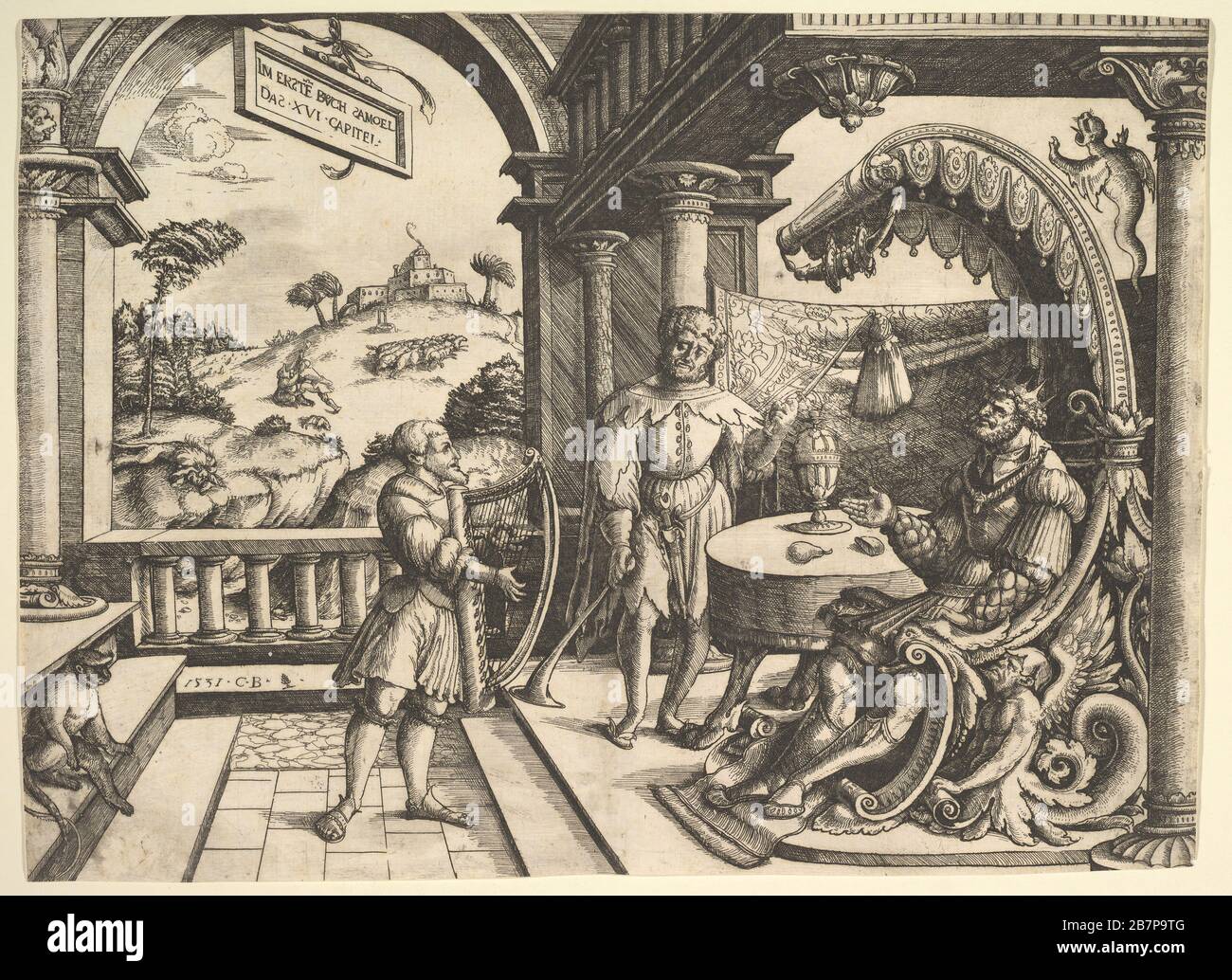 Saul david harp hi-res stock photography and images - Alamy